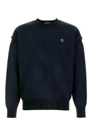 Kenzo Logo Embroidered Jumper - Blue