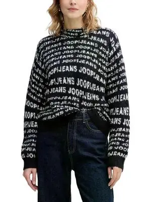 JOOP! Kalissa Logo Jacquard Pullover - Blue