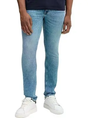 Guess Finnley Logo Patch Jeans - Blue