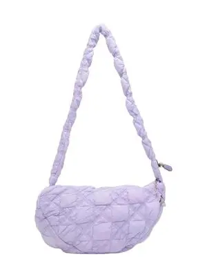 CARLYN Quilted Crossbody Bag - Purple