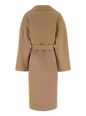 AFTERCOAT AfterCoat Belted Coat Brown