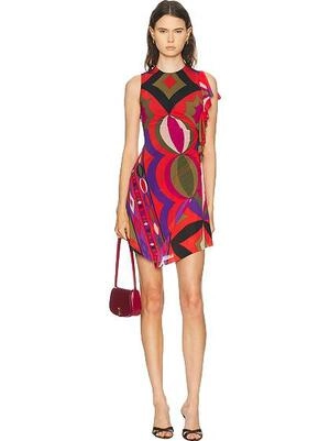 Emilio Pucci Printed Viscose Mini Dress - Multicolor