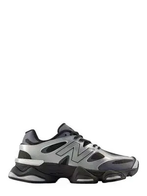 NEW BALANCE 9060 Metallic Silver Sneakers - Grey