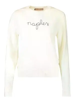 Lingua Franca Naples Crew Neck Sweater - Neutrals
