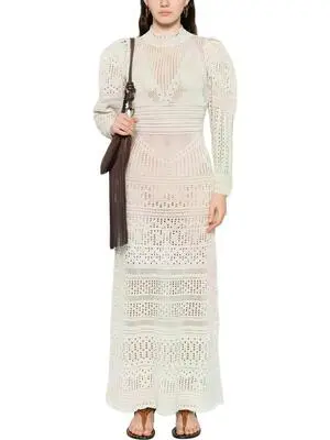 Isabel Marant Étoile ISABEL MARANT Dione Knit Maxi Dress Neutrals