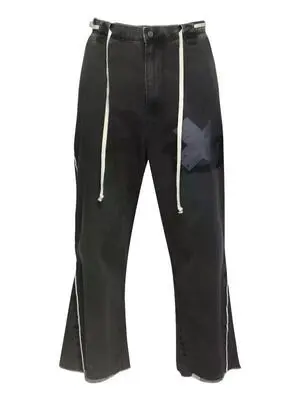 RRR123 Pastoral Straight Leg Trousers - Grey