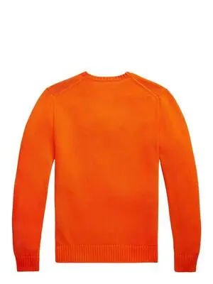 Polo Ralph Lauren Embroidered Crew Neck Sweater - Orange