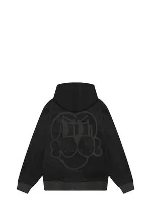 CHITO Graphic-print Hooded Jacket - Black