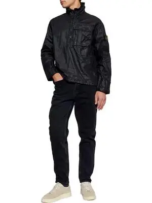 Stone Island Half-zip Pocket Jacket - Black
