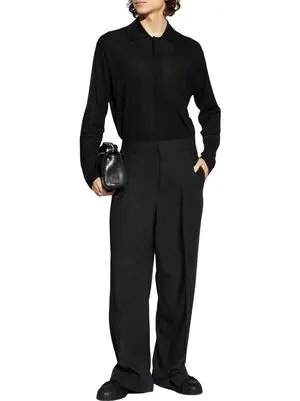 LISA YANG Kieran Pocket Knit Cardigan - Black