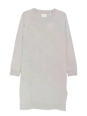 Gant Crew-neck Midi Dress - Grey
