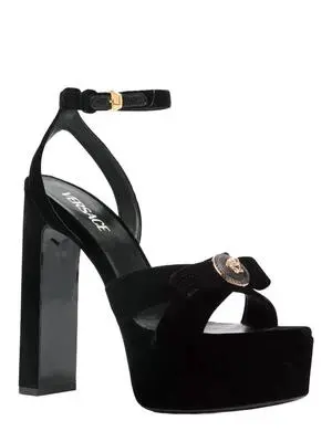 Versace Medusa Platform Sandals - Black