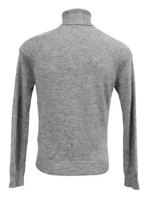 Saint Laurent Knitted Turtleneck Sweater - Grey