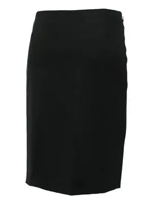 LANVIN Piped Trim Mini Skirt - Black