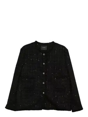 THELAURENT Sequin Embellished Jacket - Black