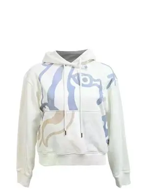 Kenzo Printed Cotton Hoodie - White
