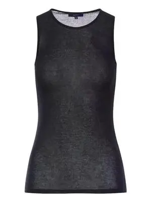 Soeur Soeur Isis Round-Neck Tank Top Black