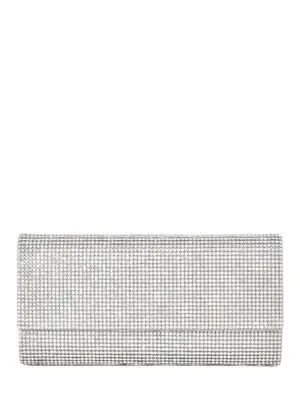 Judith Leiber Embellished Clutch Bag - Silver