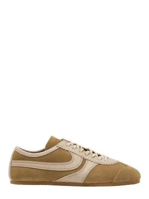 Dries Van Noten Dustin Panelled Suede Sneakers - Beige