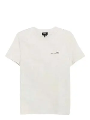 A.p.c. Logo-detail T-shirt Neutrals
