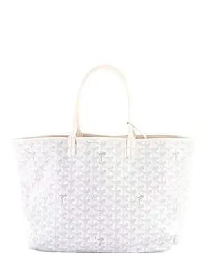 Goyard Saint Louis Coated Canvas Pm Tote Bag - White