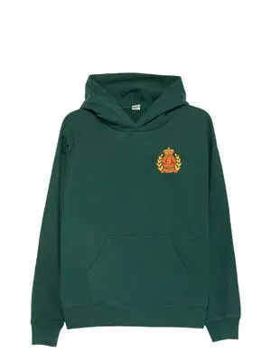 SPORTY & RICH Sporty & Rich Crest Embroidered Hoodie