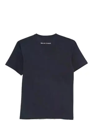 Emporio Armani Embroidered Logo T-shirt - Blue