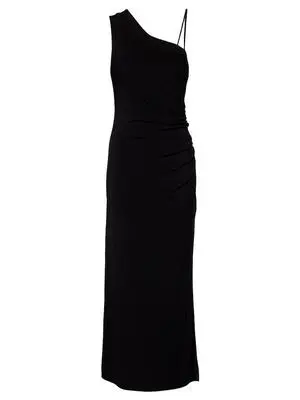 Max Mara Fiabe One-shoulder Midi Dress - Black
