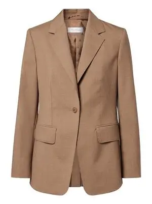 Max Mara Circense Virgin Wool Blazer - Brown