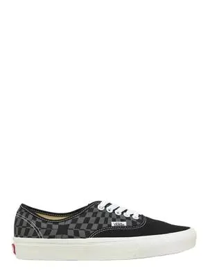 VANS Checked Lace-up Sneakers - Black