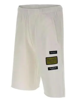 MAISON MARGIELA Logo-patch Track Shorts - Neutrals