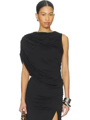 Amanda Uprichard Amanda Uprichard Leo Top Black