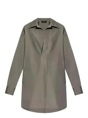 Dsquared2 Wingtip Collar Mini Dress - Grey
