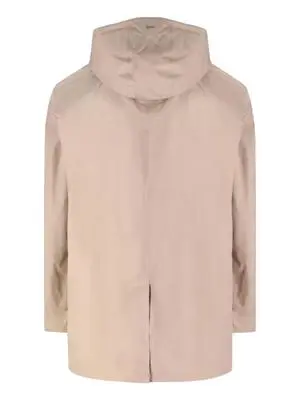 Herno Hooded Raincoat - Neutrals