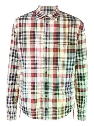DSQUARED2 Panelled Check-print Shirt