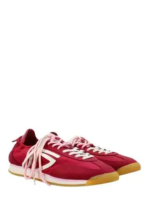 PURAAI Logo Detail Lace-up Sneakers - Red
