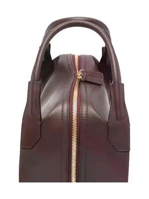 Victoria Beckham Plié Leather Tote Bag - Red