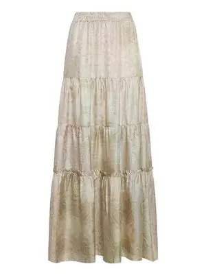 PIERRE-LOUIS MASCIA Maxi Skirt - Neutrals