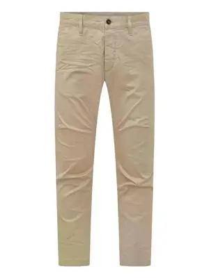 Dsquared2 Belt-Loop Trousers Neutrals