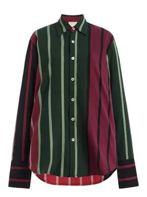 MARRAKSHI LIFE Striped Cotton Shirt - Multi