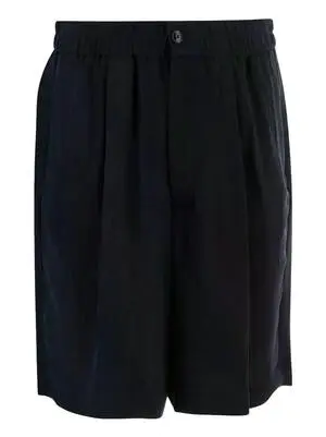Giorgio Armani Buttoned Bermuda Shorts - Blue