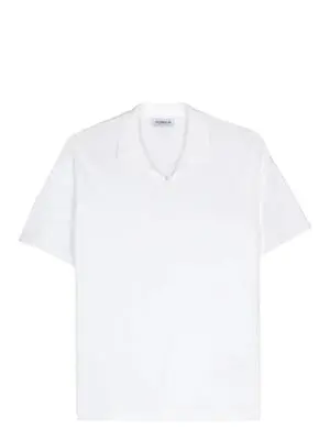 DONDUP Knitted Cotton Polo Shirt - White