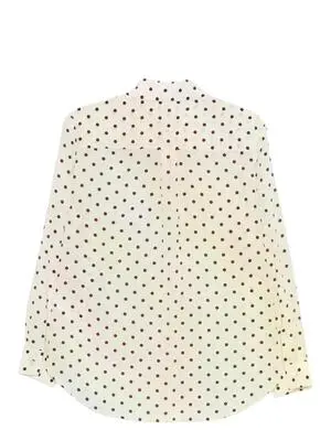 P.a.r.o.s.h Polka Dot Long-sleeve Shirt - Neutrals