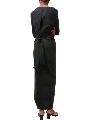 Our Legacy Asymmetric Draped Dress - Black