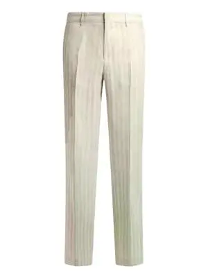 Etro Striped Tailored Trousers - Neutrals