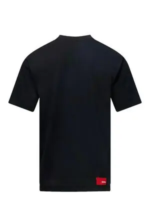 BLACKJACK Crew-neck Short-sleeve T-shirt - Black