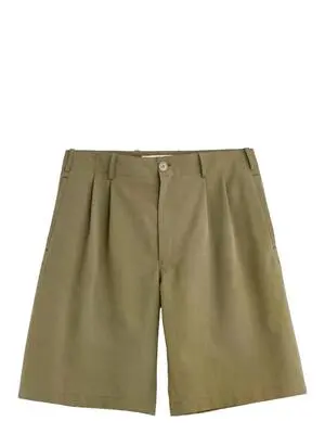 Our Legacy Ponte Pleated Shorts - Green