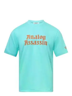 BLACKJACK Detail-appliqué T-shirt - Blue
