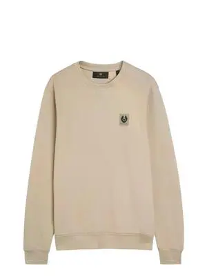 Belstaff Logo-detail Sweatshirt Neutrals