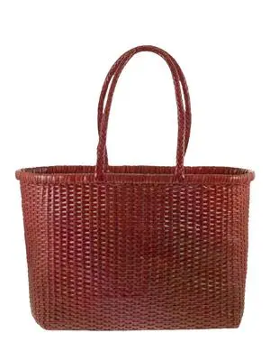 Dragon Diffusion DRAGON DIFFUSION Woven Design Shoulder Bag Red